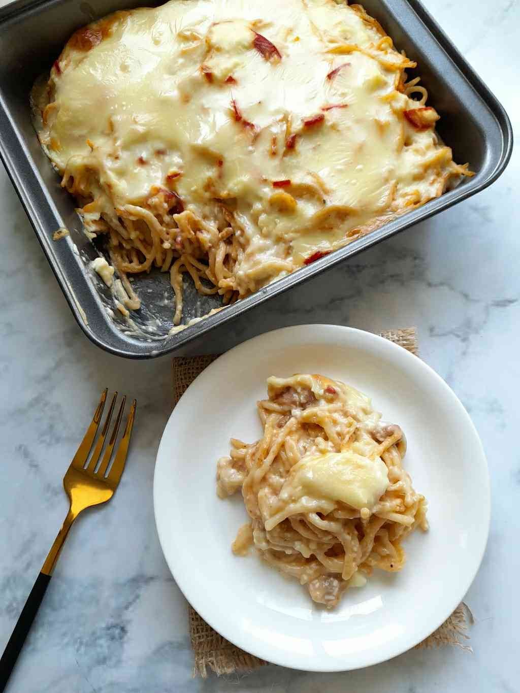 Resep Spaghetti Brulee Sederhana Rumahan di Yummy App