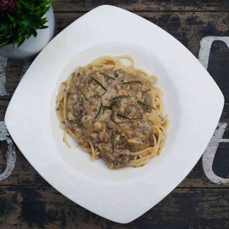 Resep Spaghetti Creamy Mushroom Sederhana Rumahan Di Yummy App