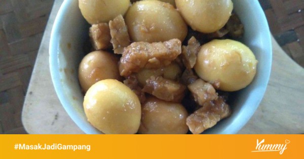 Resep Tempe Telur Puyuh Bumbu Kecap Sederhana Rumahan Di Yummy App