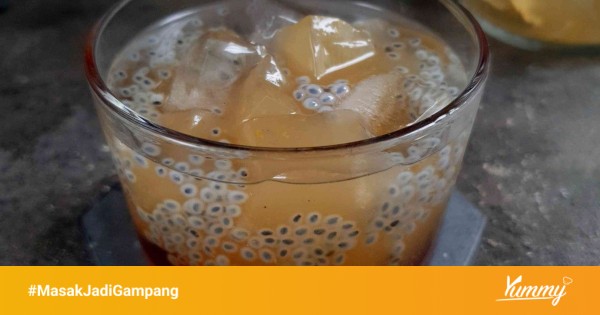Resep Es Jelly Kulit Mangga Selasih Makanmasakbijak Sederhana Rumahan