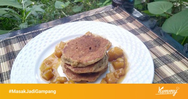 Resep Pancake Oatmeal Saus Ubi Karamel Sederhana Rumahan Di Yummy App