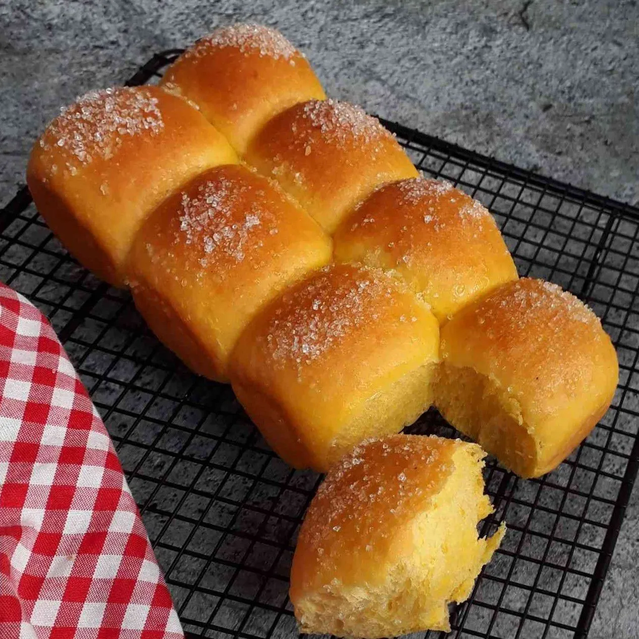 Resep Roti Sobek Labu Kuning Sederhana Rumahan di Yummy App