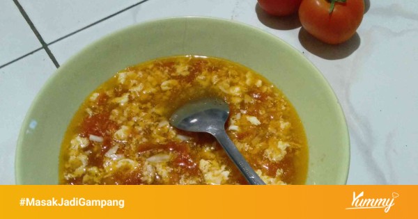 Resep Sup Tomat Telur Sederhana Rumahan Di Yummy App