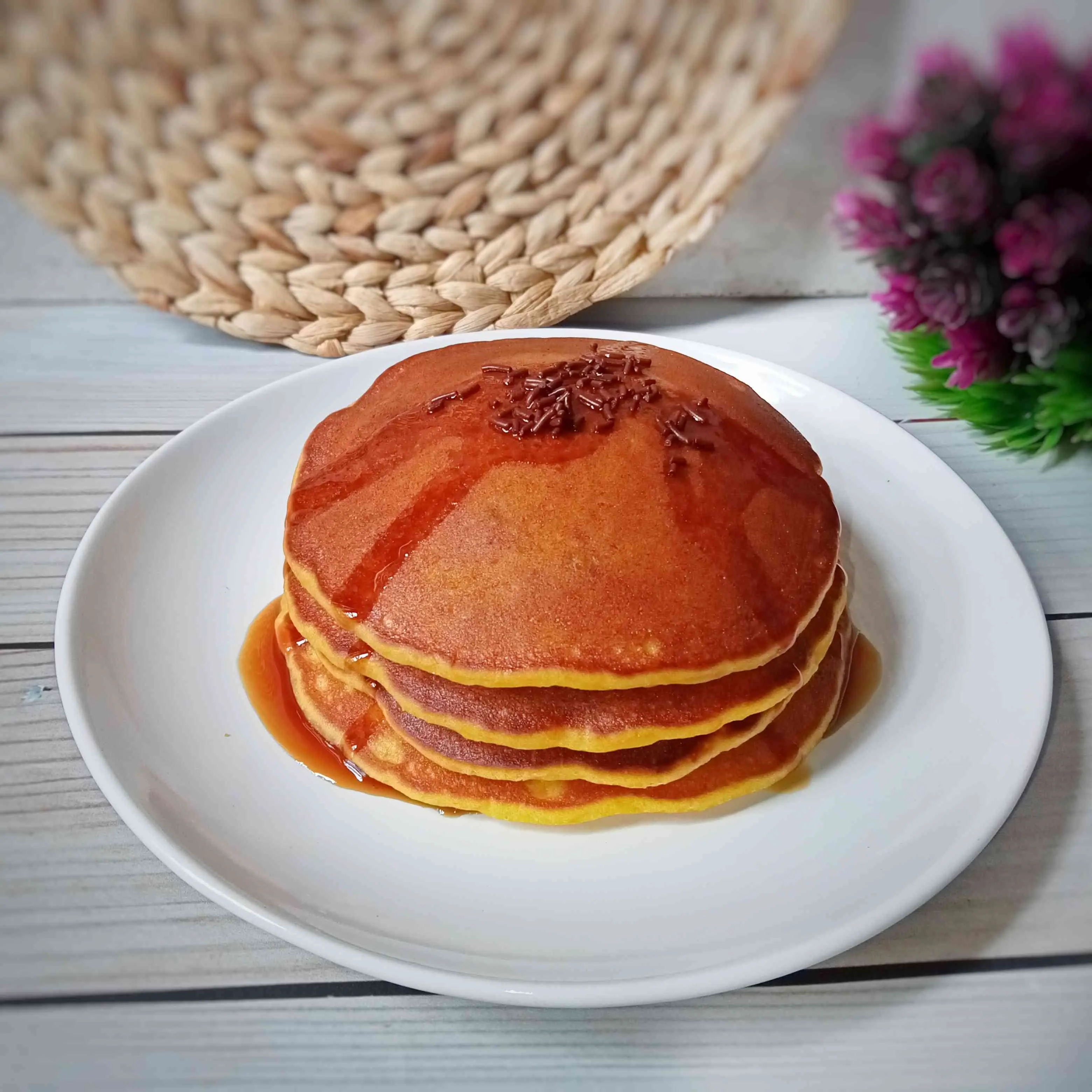 Resep Pancake Labu Kuning #YummyMPASIChallenge Sederhana Rumahan di ...