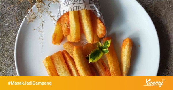 Resep Stick Singkong Keju Sederhana Rumahan di Yummy App Resep Stick Singkong Keju Sederhana Rumahan di Yummy App