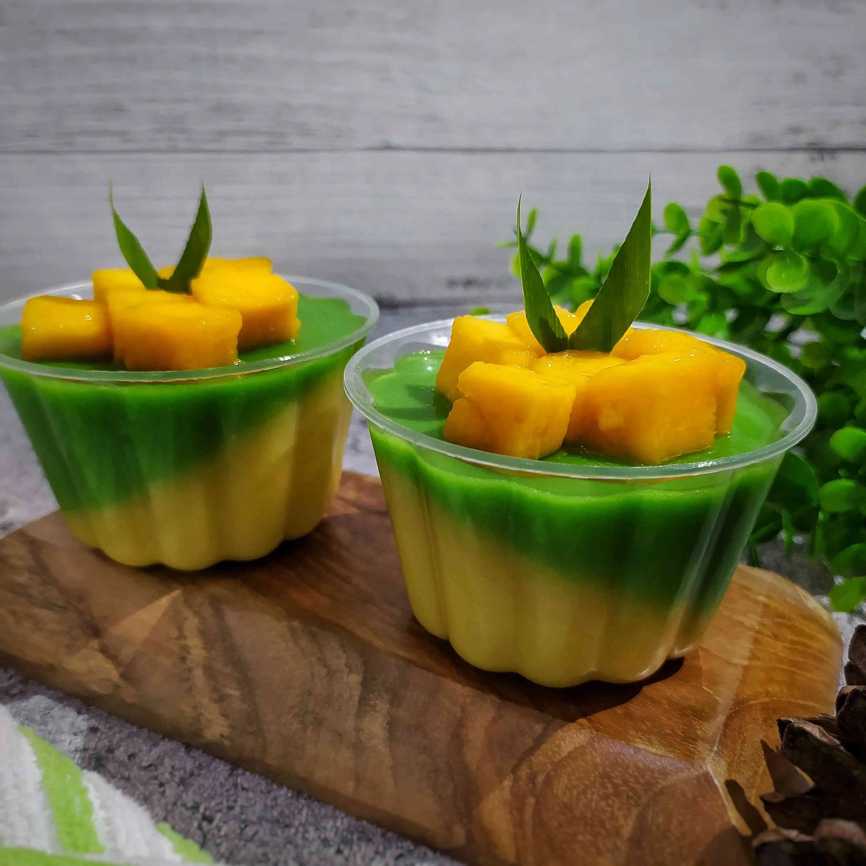 Resep Puding Pandan Mangga #HijauEkstraPoin Sederhana Rumahan di Yummy App