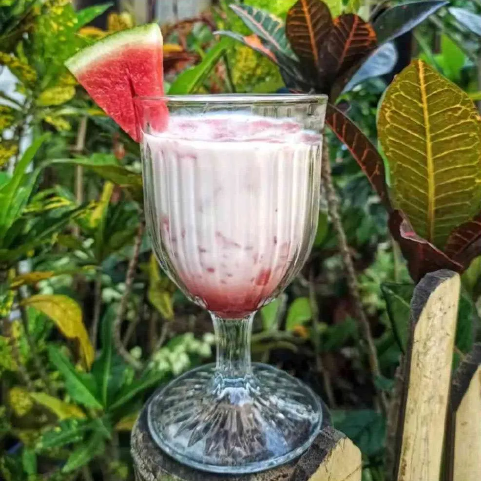 Resep Es Susu Semangka Cocopandan Sederhana Rumahan Di Yummy App