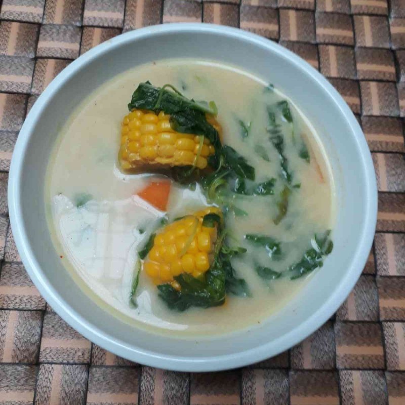 Resep Sayur Bobor Bayam Jagung Sederhana Enak | Chef iikfatty
