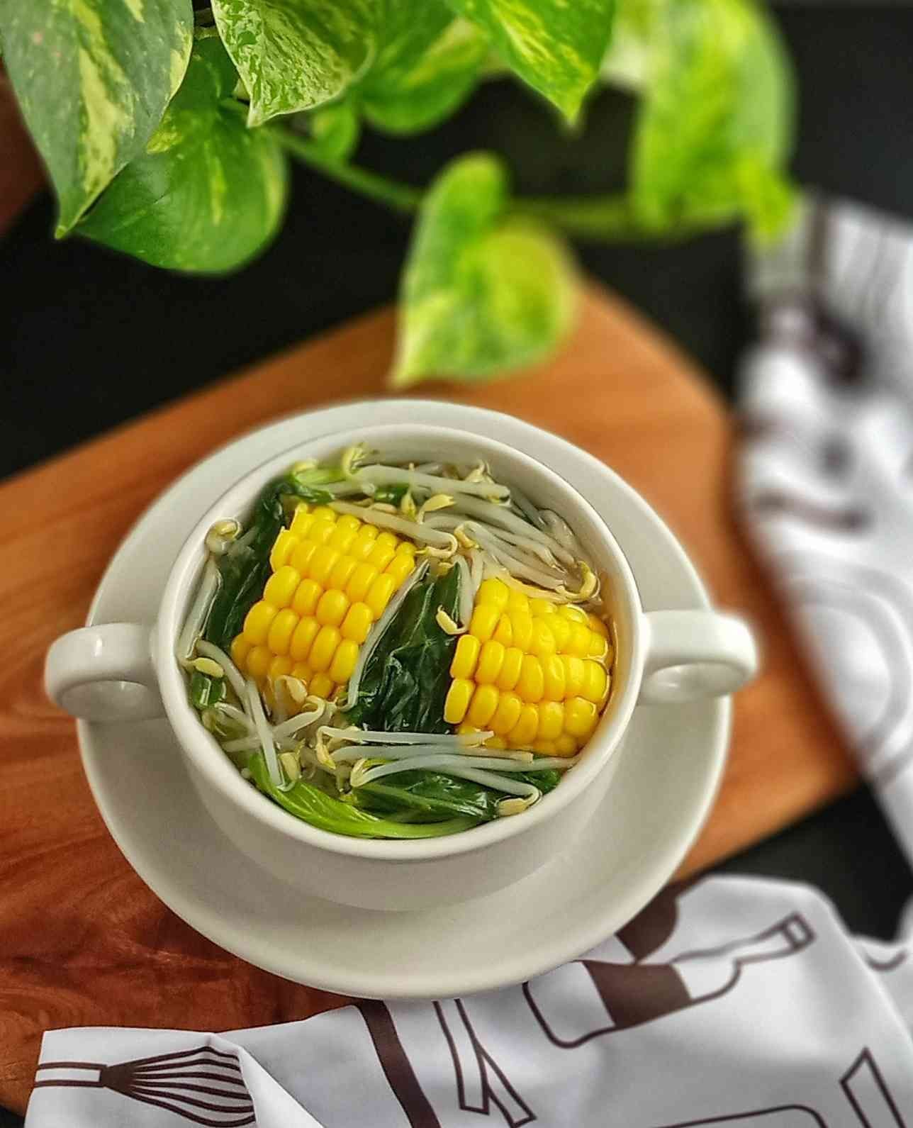Resep Sayur Bening Tauge, Sawi, Jagung Sederhana Rumahan di Yummy App