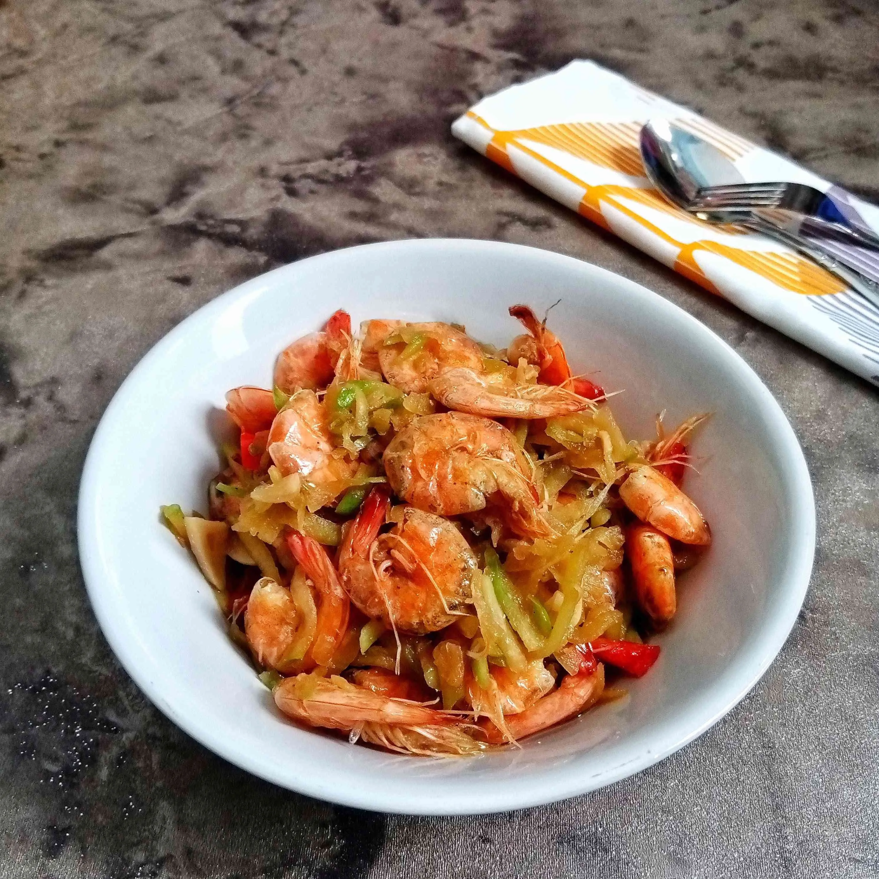 Resep Tumis Udang Labu Siam Sederhana Rumahan Di Yummy App