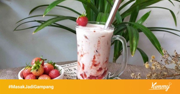 Resep Strawberry Milk Cheese Sederhana Rumahan Di Yummy App