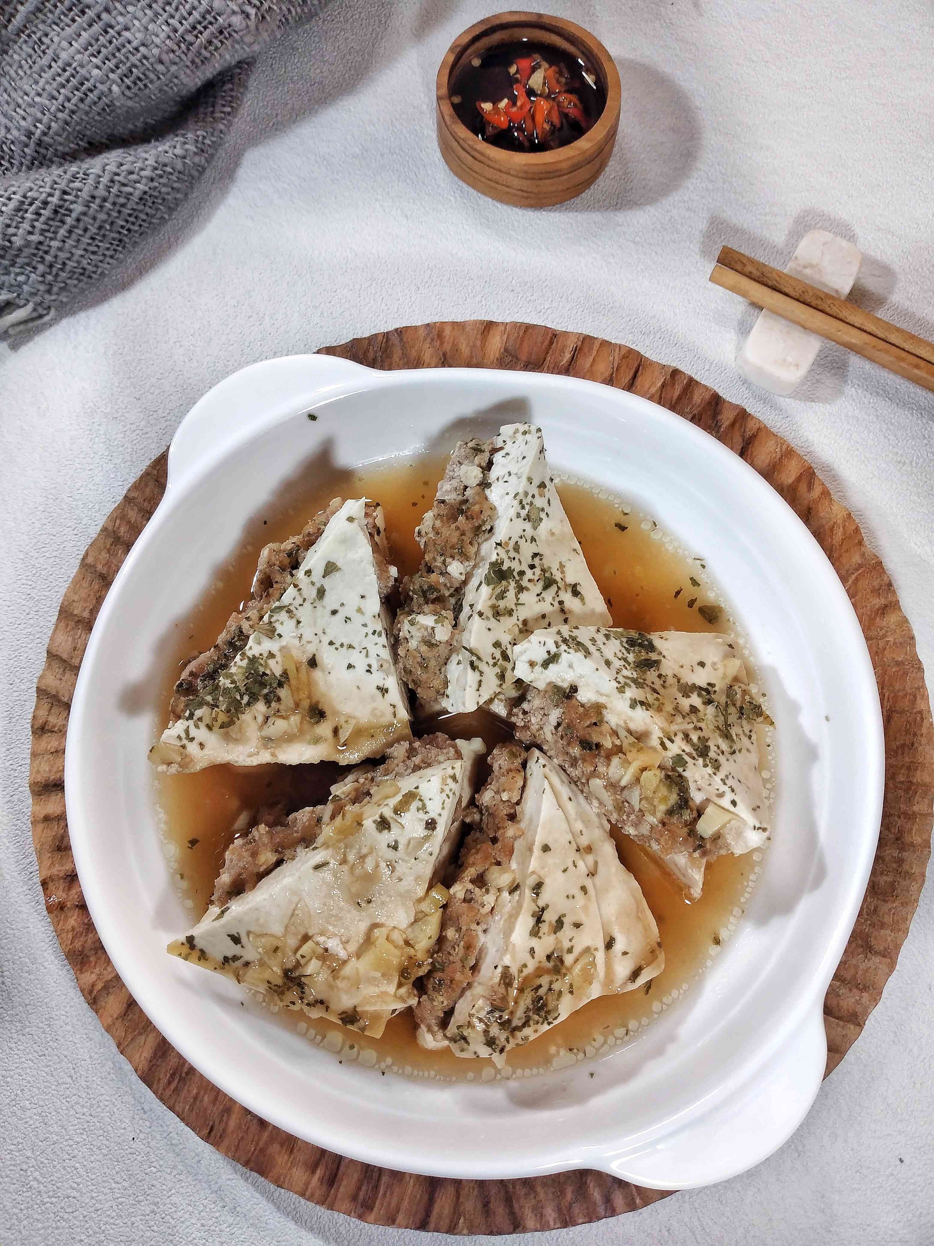 Resep Tahu Kukus Daging Giling Sederhana Rumahan di Yummy App