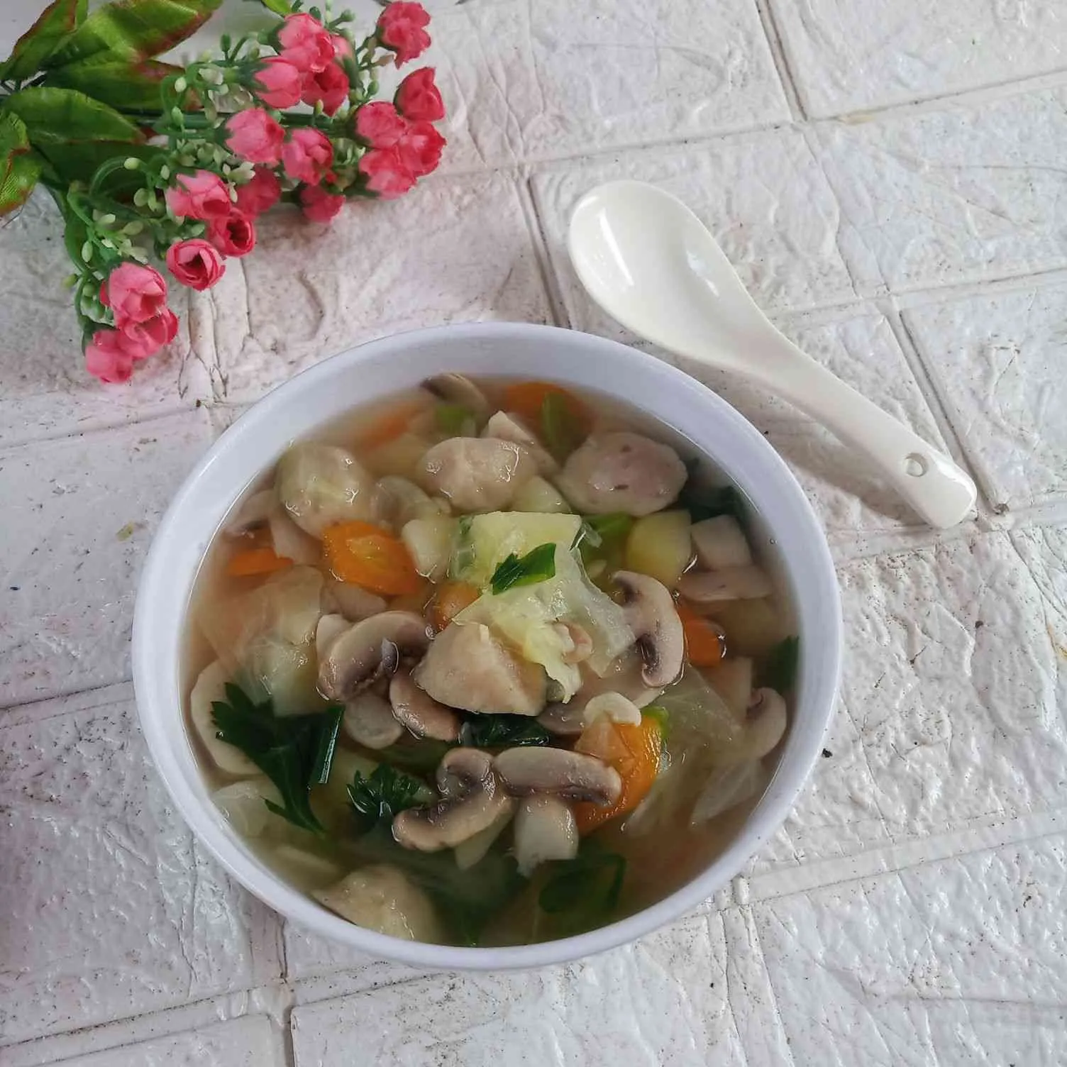 Resep Sop Baso Jamur Kancing Sederhana Rumahan Di Yummy App