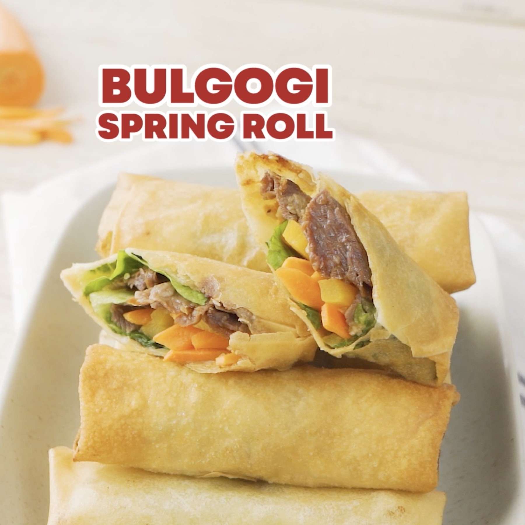 Resep Bulgogi Spring Roll Mudah dan Cepat
