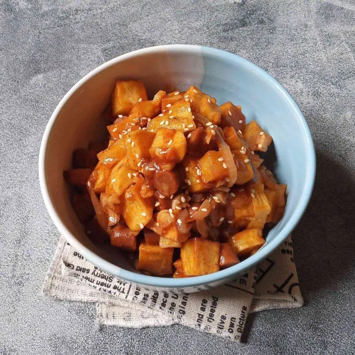 Resep Kentang Sosis Saus Barbeque Sederhana Rumahan Di Yummy App