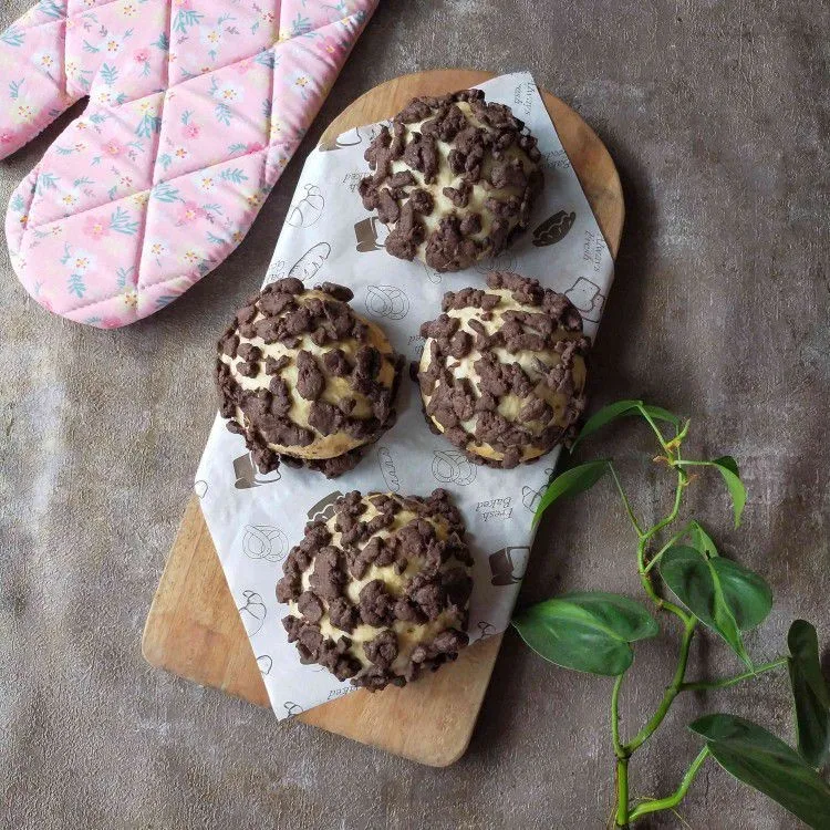 Resep Choco Crumble Bread Sederhana Rumahan di Yummy App