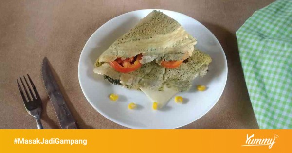 Resep Spinach Wrap Diet Sederhana Rumahan Di Yummy App