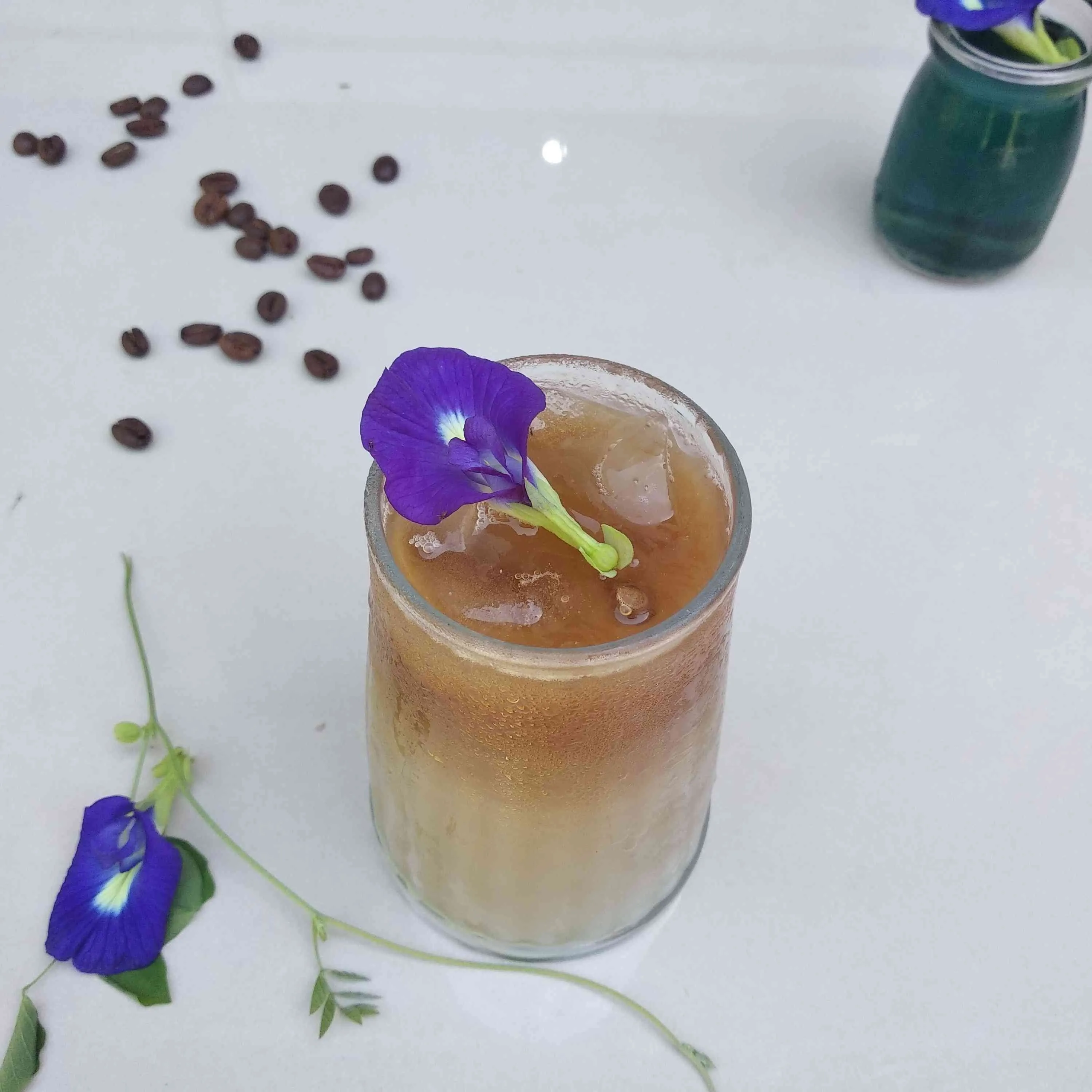 Resep Ice Butterfly Pea Coffee #RecookKreasiKopi Sederhana Rumahan di ...