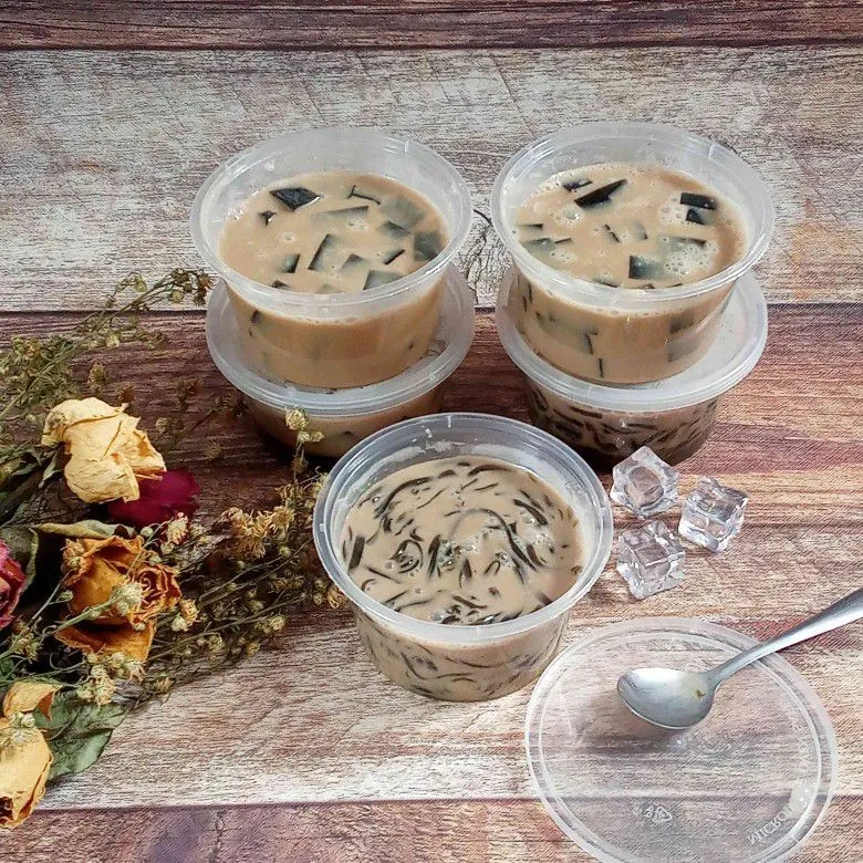 Resep Jelly Cincau Gula Merah Sederhana Rumahan Dari Agie Rianda