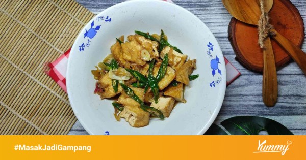 Resep Tumis Tahu Cabe Ijo Sederhana Rumahan Di Yummy App