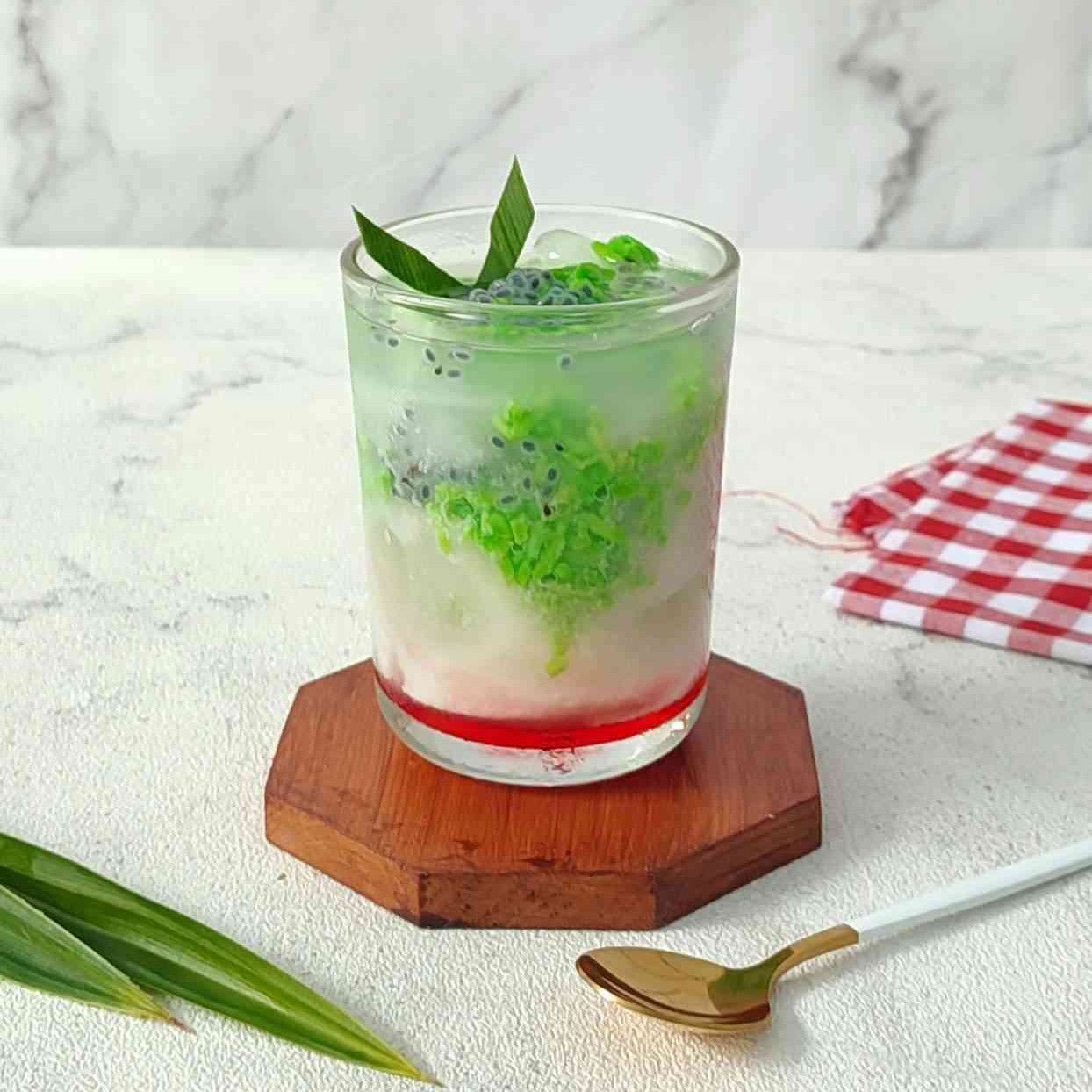 Resep Es Tape Ketan Ijo Selasih Sederhana Rumahan di Yummy App