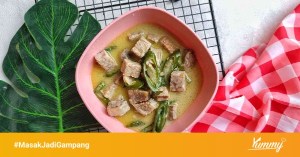Resep Jangan Tempe Lombok Ijo Sederhana Rumahan Di Yummy App