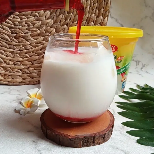 Resep Es Susu Cocopandan Selasih Sederhana Rumahan Di Yummy App