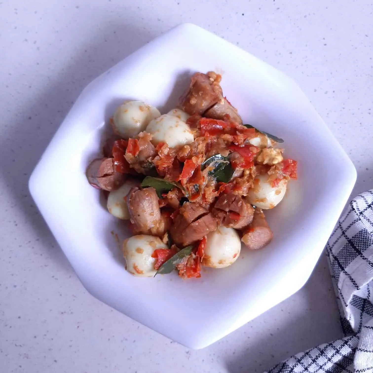 Resep Balado Telur Puyuh Sosis Sederhana Rumahan di Yummy App