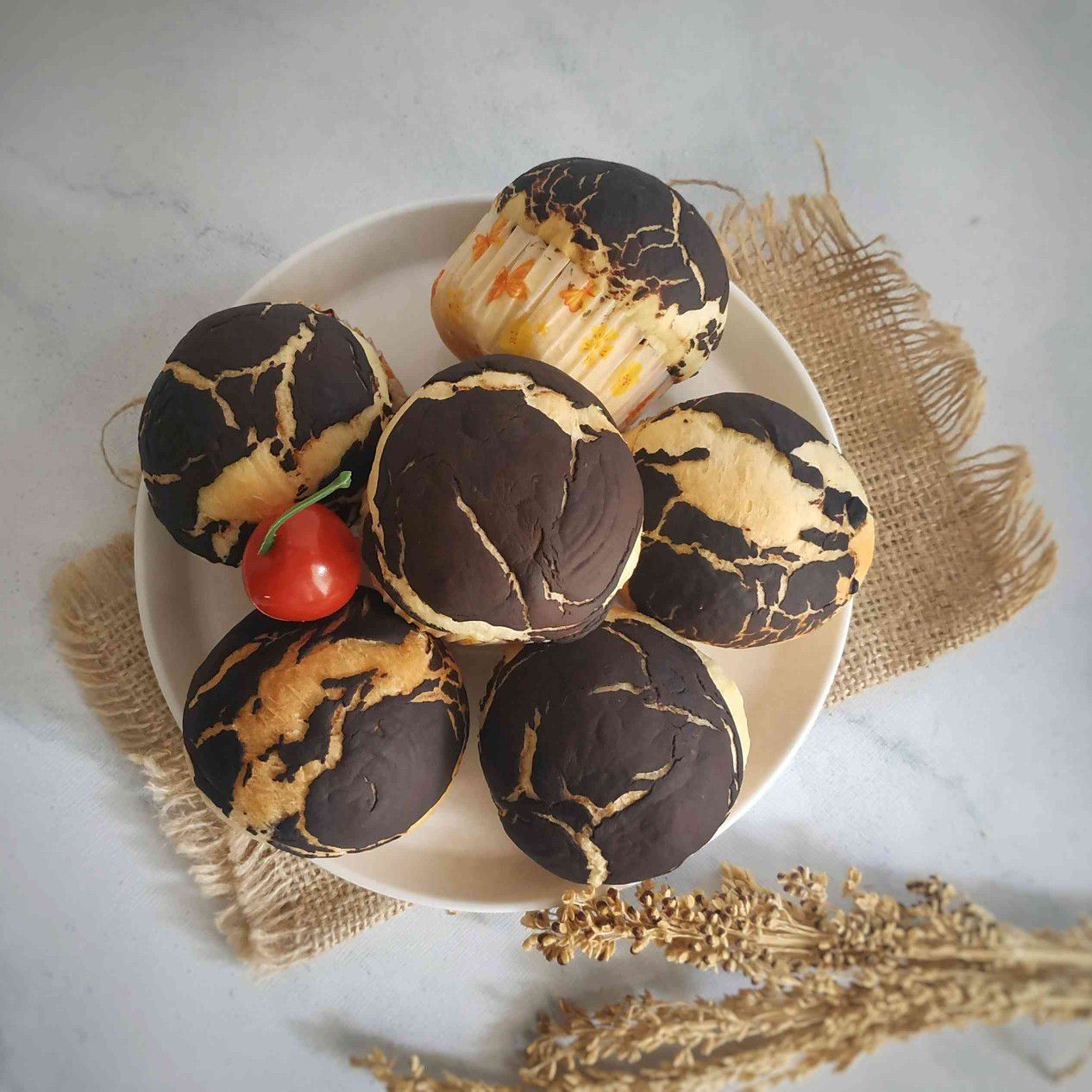 Resep Roti Motif Jamur Sederhana Rumahan dari Astri Anjarwati