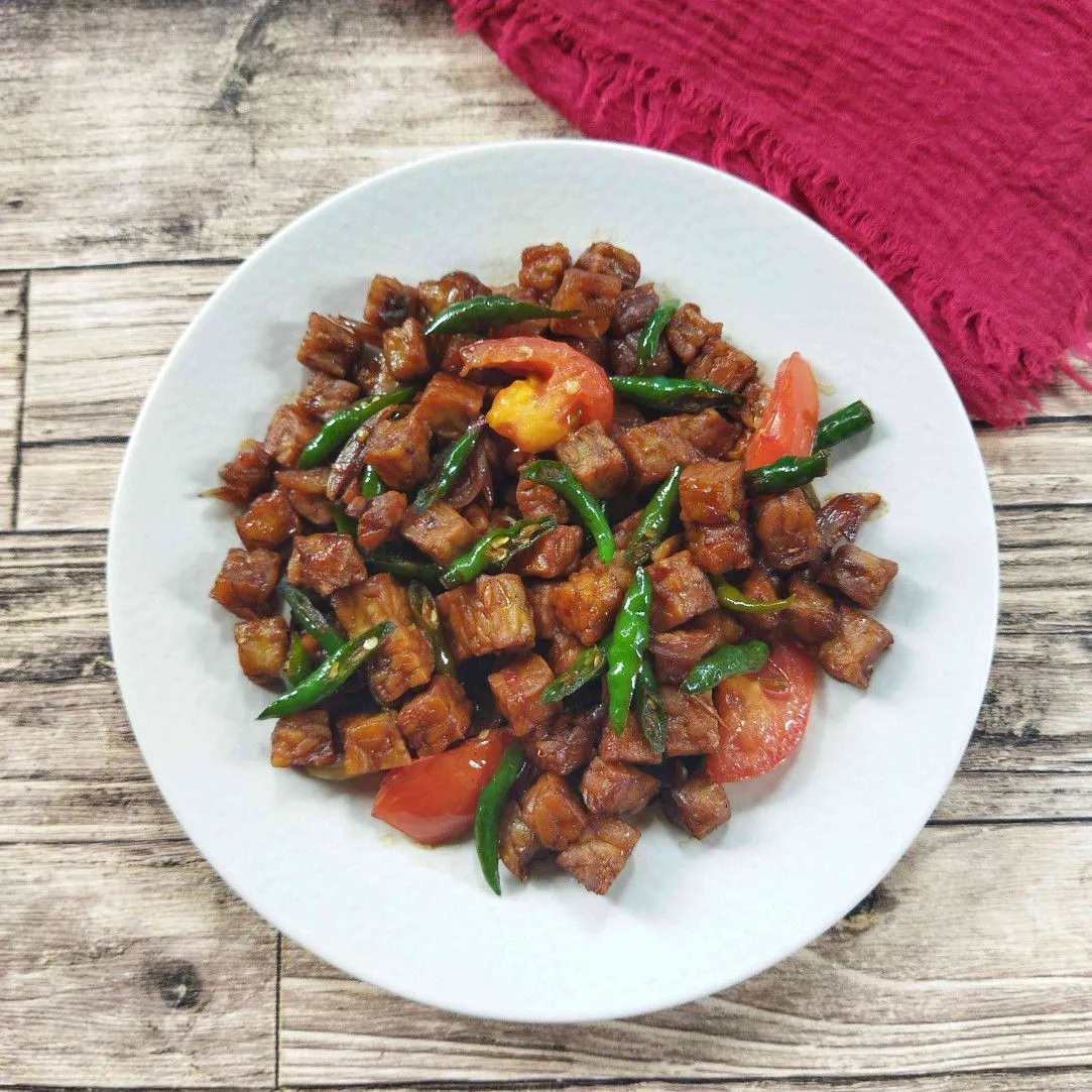 Resep Tumis Tempe Cabe Ijo Sederhana Rumahan Di Yummy App