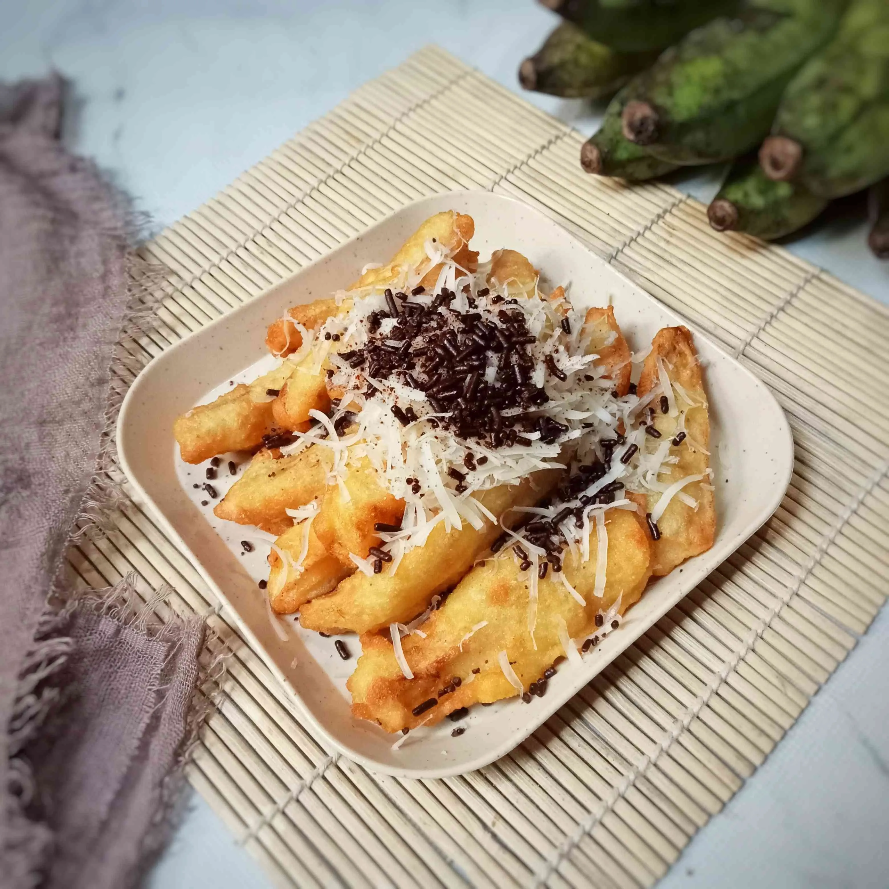 Resep Stik Pisang Cokelat Keju Sederhana Rumahan di Yummy App