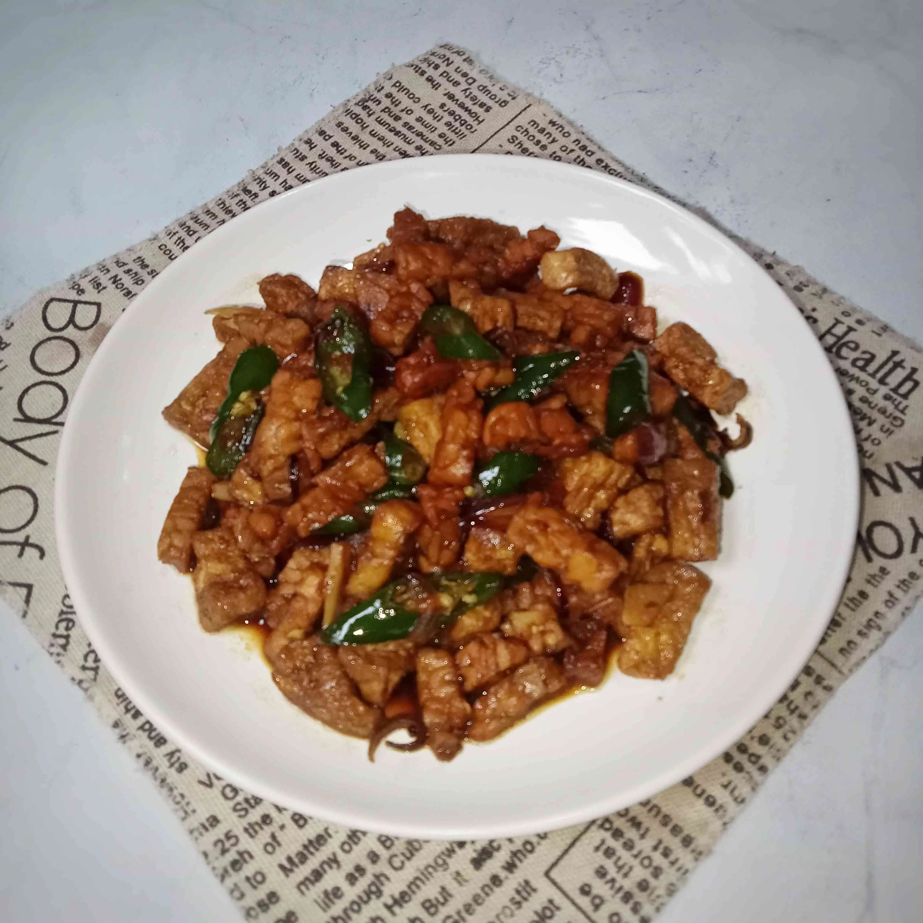 Resep Tempe Tahu Kecap Cabe Ijo Sederhana Rumahan Di Yummy App