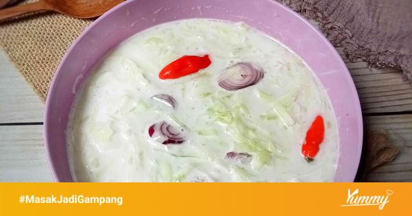Resep Timun Kuah Santan Sederhana Rumahan Di Yummy App