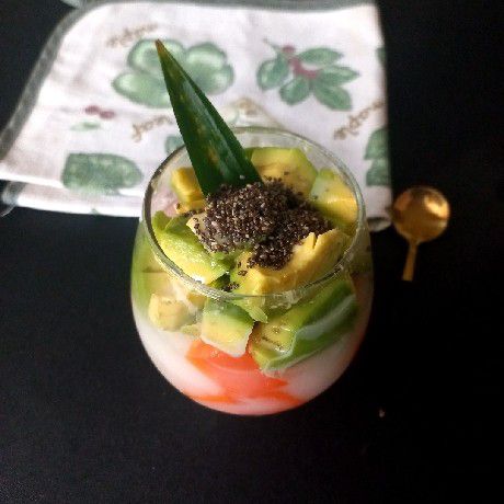 Resep Es Pepaya Alpukat Chia Seeds Sederhana Rumahan di Yummy App