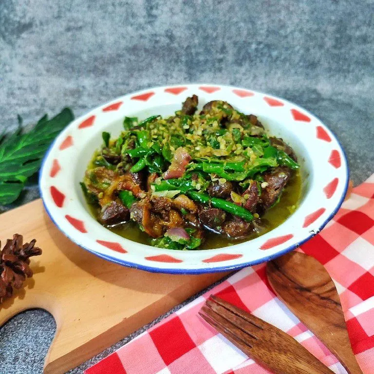 Resep Ati Ampela Cabe Ijo Menutanggaltua Sederhana Rumahan Di Yummy App