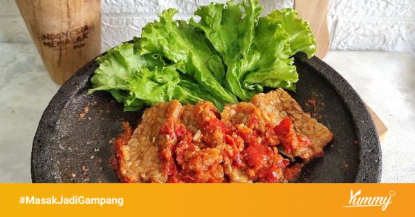 Resep Tempe Penyet Sambal Kencur Menutanggaltua Sederhana Rumahan Di