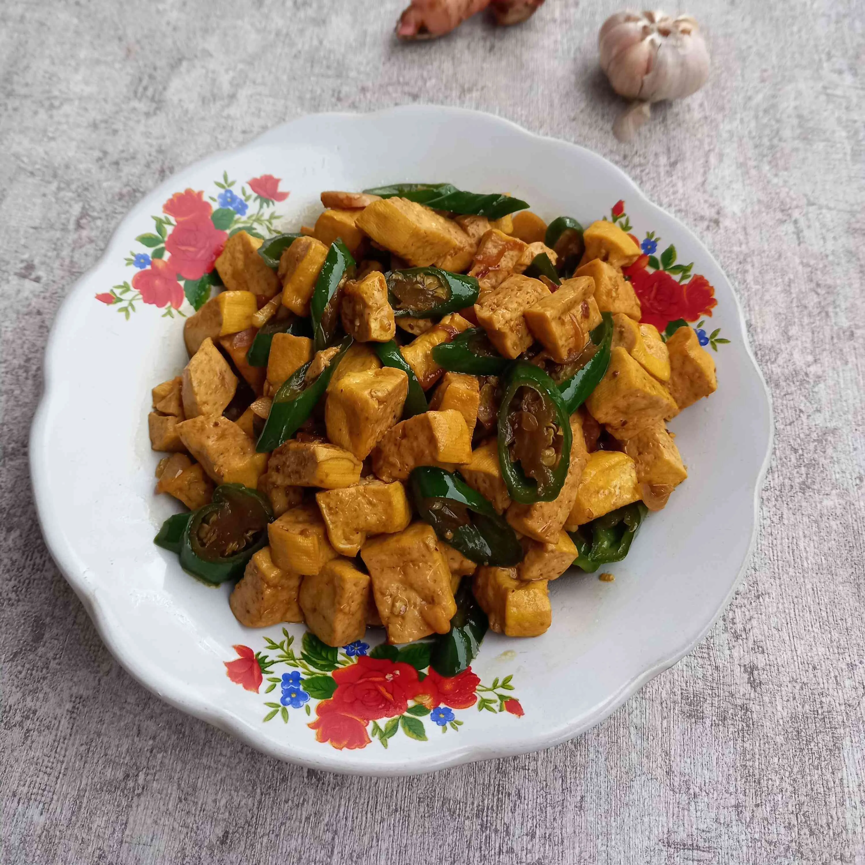 Resep Oseng Tahu Cabe Hijau Menutanggaltua Sederhana Rumahan Di Yummy App