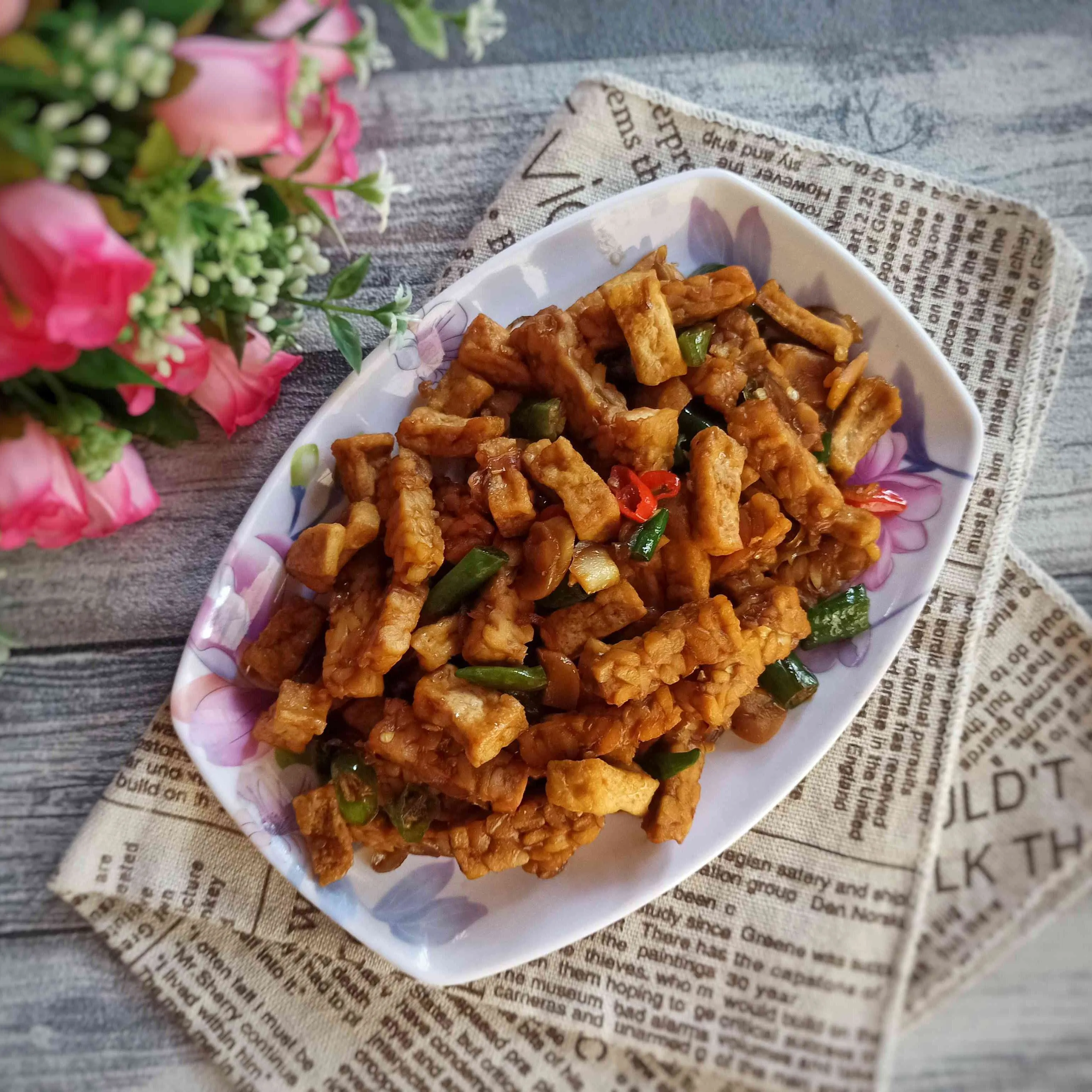 Resep Orek Tahu Tempe Cabe Ijo Menutanggaltua Sederhana Rumahan Di