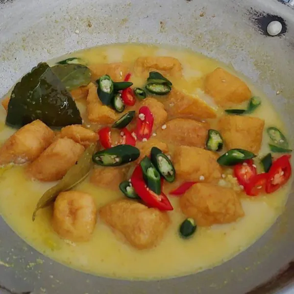 Resep Lodeh Tahu Gembos #MENUTANGGALTUA Sederhana Rumahan di Yummy App