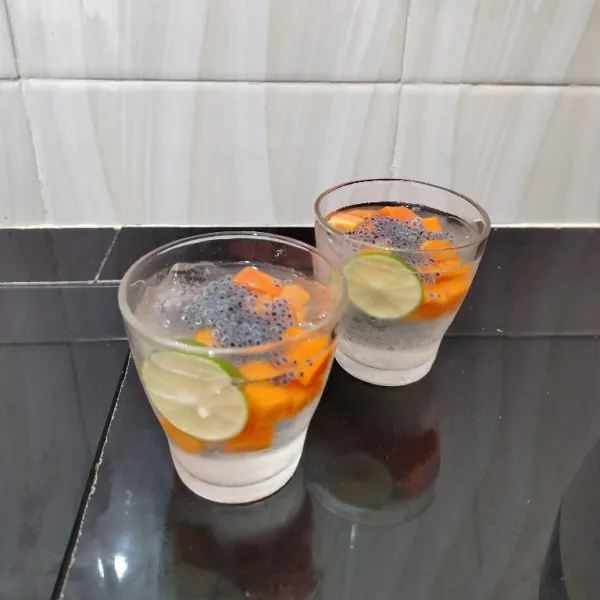 Resep Es Pepaya Selasih Jeruk Nipis #MENUTANGGALTUA Sederhana Rumahan ...