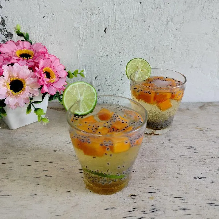 Resep Es Pepaya Selasih Jeruk Nipis #MENUTANGGALTUA Sederhana Rumahan ... Resep Es Pepaya Selasih Jeruk Nipis #MENUTANGGALTUA Sederhana Rumahan ...