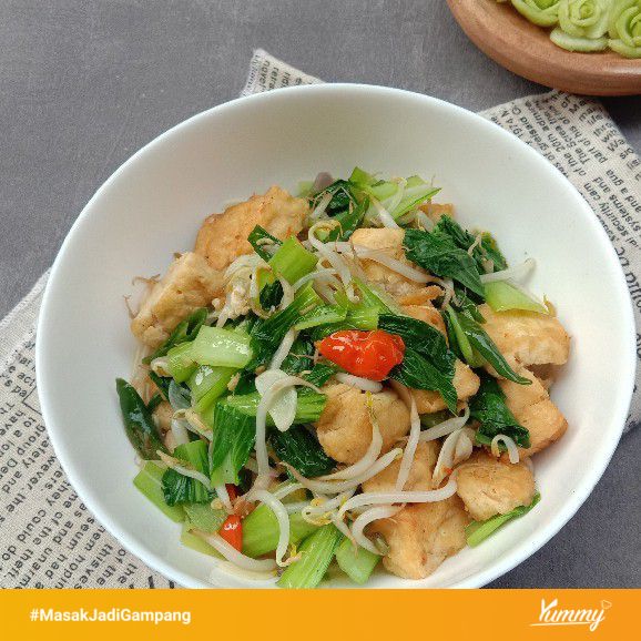 Resep Tumis Pokcoy Tahu Menutanggaltua Sederhana Rumahan Di Yummy App