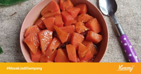 Resep Rujak Pepaya Kuah Asam Menutanggaltua Sederhana Rumahan Di Yummy App