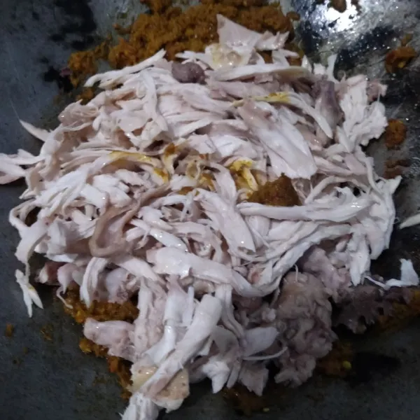 Resep Ayam Suwir Bumbu Rendang Menutanggaltua Sederhana Rumahan Di
