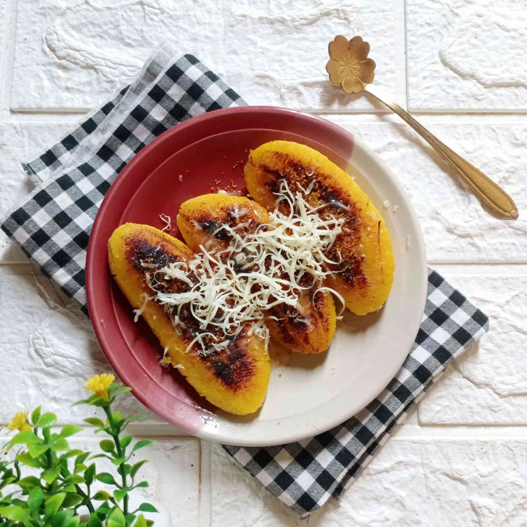Resep Pisang Bakar Keju Gula Palm Menutanggaltua Sederhana Rumahan Di
