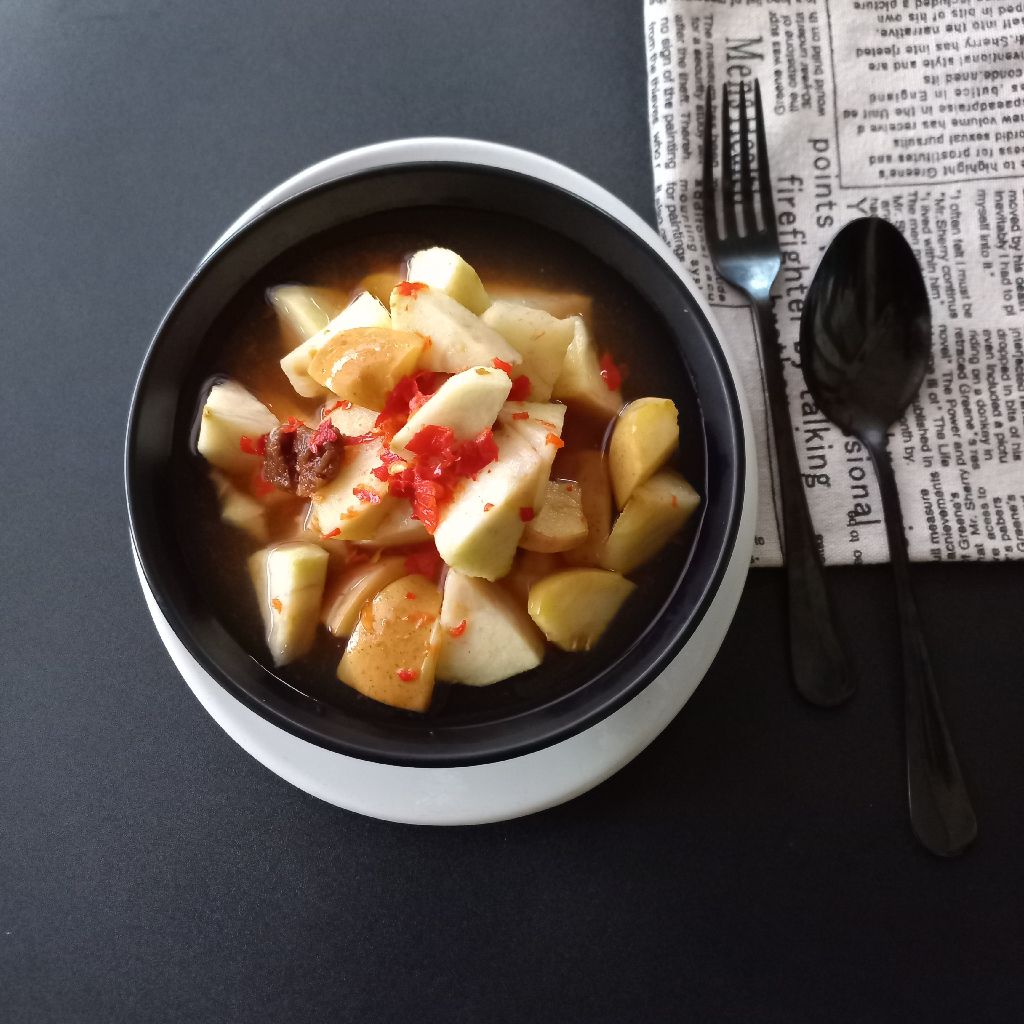 Resep Asinan Apel dan Jambu Kristal Sederhana Rumahan dari andrenia giawati