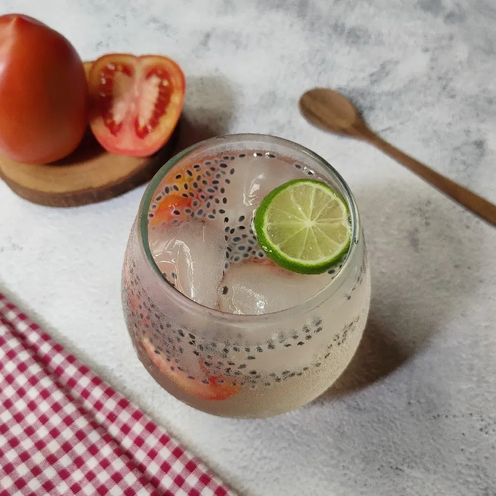 Resep Es Tomat Soda Selasih Sederhana Rumahan Di Yummy App