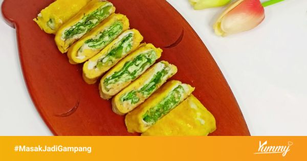 Resep Telur Dadar Gulung Selada Sederhana Rumahan Di Yummy App