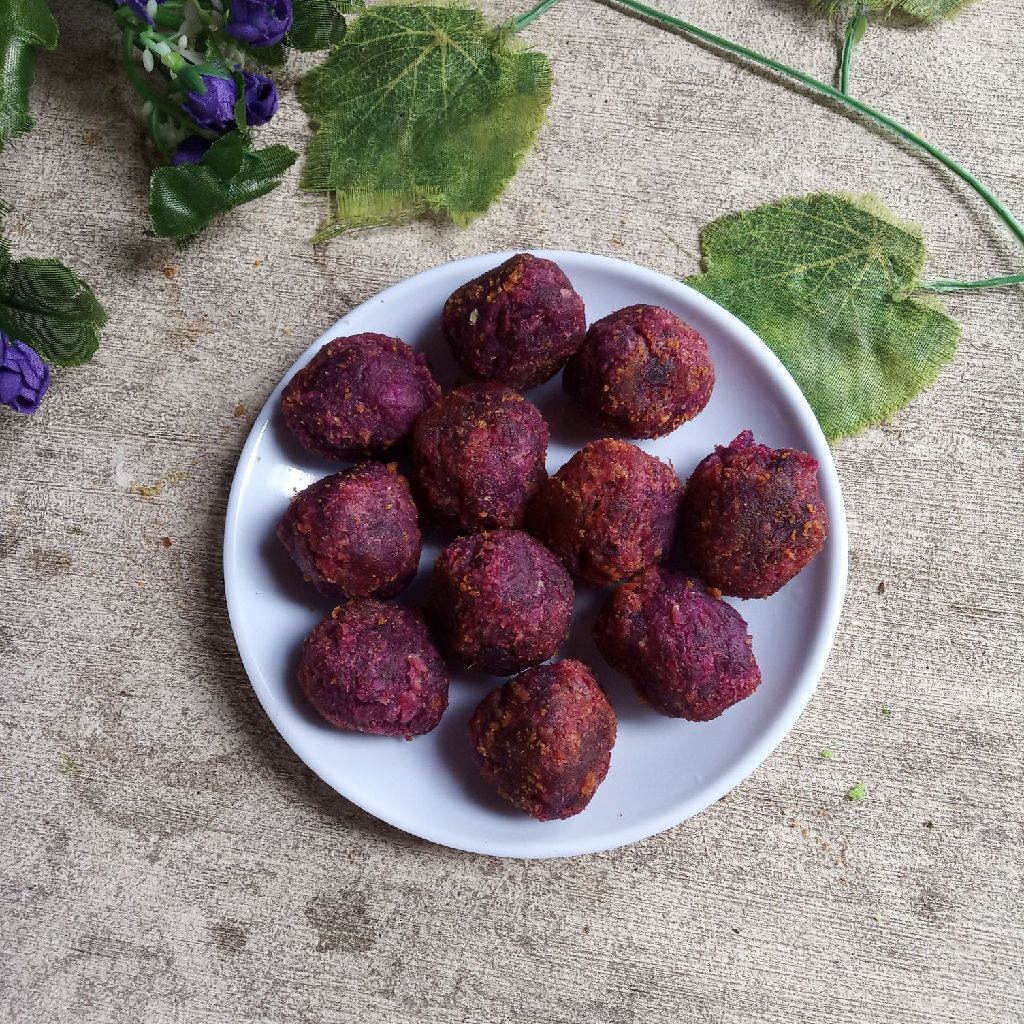 Resep Bola Ubi Ungu Keju Sederhana Rumahan di Yummy App