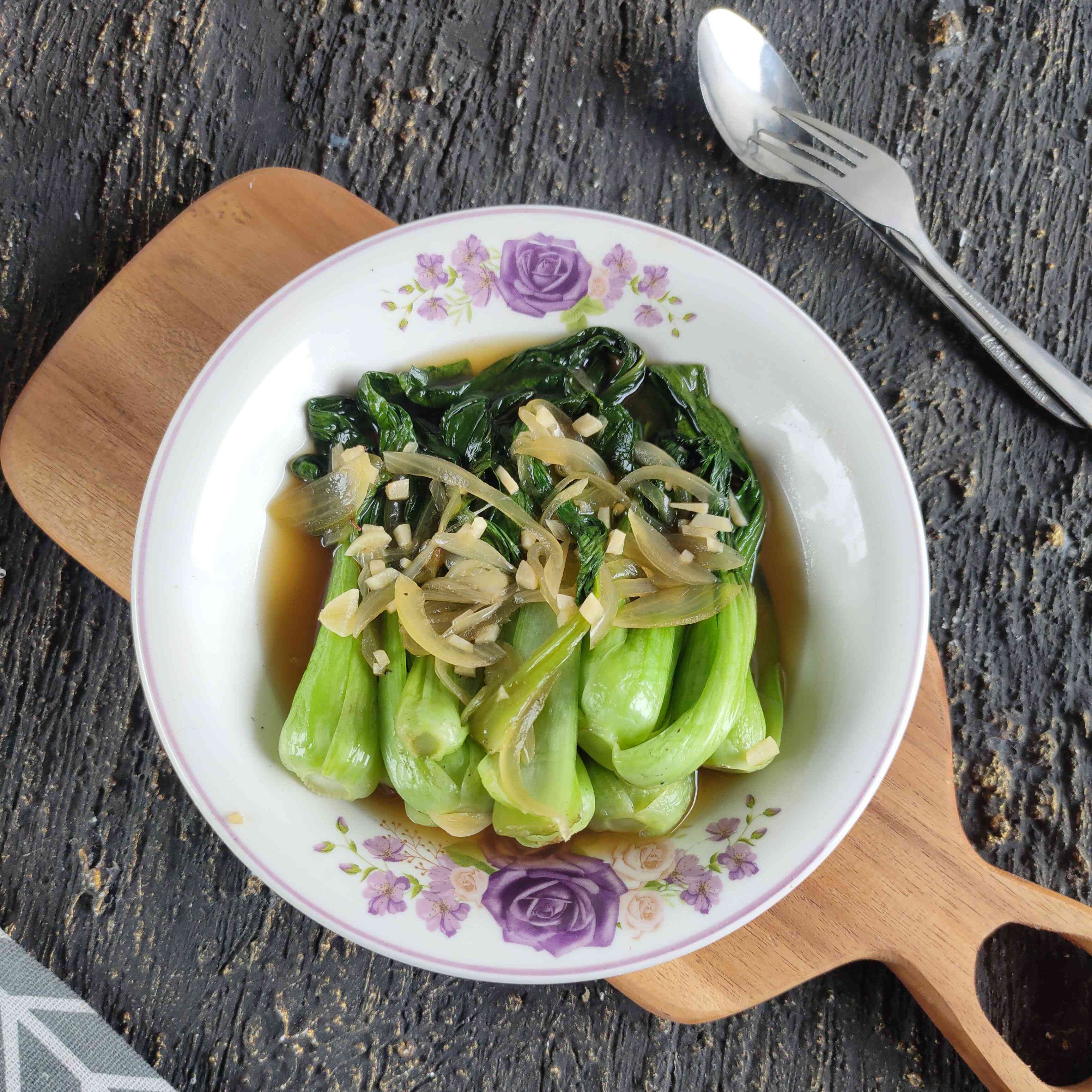 Resep Tumis Baby Pokcoy Sederhana Rumahan di Yummy App